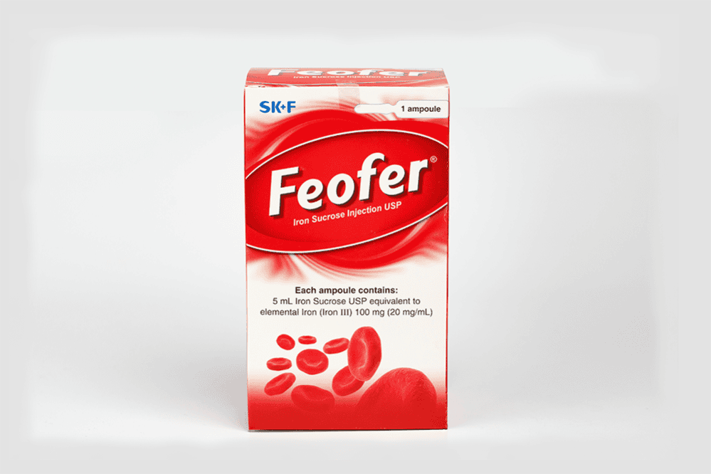 feofer 100 gml /5 ml iv injection